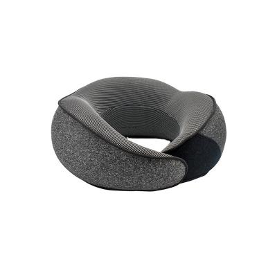 China Jourm Travel Pillow Customized Gray U Shape Neck Support Memory Foam Pillow for Travel for sale
