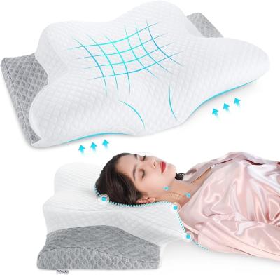 China Home Decor Sofa Cushion Memory Foam Cervical Pillow for Neck Pain Relief and Support for sale