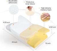 China Home Decor Sofa Cushion Memory Foam Cervical Pillow for Neck Pain Relief and Support for sale