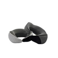 China Custom Logo U-Shaped Travel Pillow Anti-Static MEMORY FOAM Neck Support for Car Rest for sale