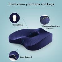 China Adults Age Group Seat Cushion Ergonomic Comfort Coccyx Cushion for OEM ODM Acceptance for sale