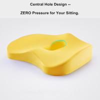 China Adults Age Group Seat Cushion Ergonomic Comfort Coccyx Cushion for OEM ODM Acceptance for sale