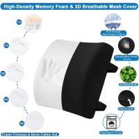 China Office Chairs and Car Seats Memory Foam Lumbar Cushion with Anti-Static Technology for sale