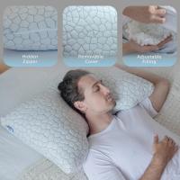 China Side Sleeper Memory Foam Pillows Anti-Static Queen Size Neck Pillow for Pain Relief for sale