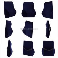 China Hotel Memory Foam Back Cushion With 3D Mesh Cover Non-slip Cushion for Back Pain for sale