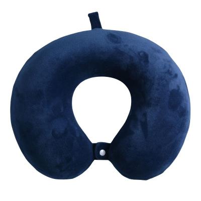 China Soft Slow Rebound U-Shape Memory Foam Travel Pillow for Neck Cervical Improvement for sale