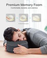 China Lightweight Foldable Memory Foam Neck Pillow for Train Car Airplane Office School for sale