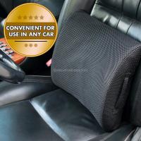 China Enjoy a Comfortable Ride with Our Slow Rebound Nonslip Car Memory Foam Back Cushion for sale