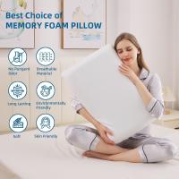 China Hotel Standard Size Memory Foam Pillow Ventilation Cooling and Breathable with Bamboo for sale