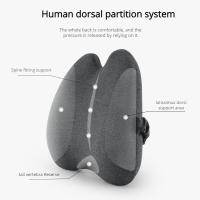 China Hotel Chair Back Support Cushion Memory Foam Lumbar Pillow for Lower Back Pain Relief for sale