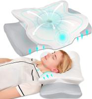 China Anti-Static Memory Foam Cervical Pillow for Neck Pain Relief and Cradles Design for sale