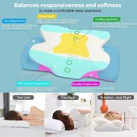 China Anti-Static Memory Foam Cervical Pillow for Neck Pain Relief and Cradles Design for sale