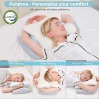 China Anti-Static Memory Foam Cervical Pillow for Neck Pain Relief and Cradles Design for sale