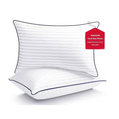 China Soft Down Alternative Filling Bed Pillows for Sleeping Standard Size Luxury Hotel for sale