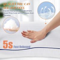 China Soft Down Alternative Filling Bed Pillows for Sleeping Standard Size Luxury Hotel for sale