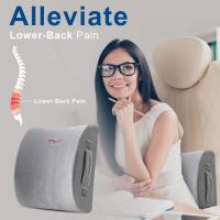 China Office Home Car Rectangle Memory Foam Back Support Cushion for Long Sitting Pain Relief for sale