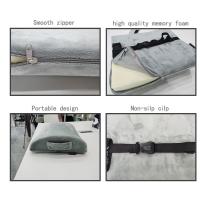 China Office Home Car Rectangle Memory Foam Back Support Cushion for Long Sitting Pain Relief for sale