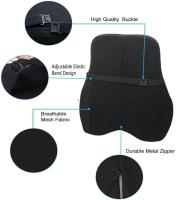 China Home Hotel Office Chair Memory Foam Seat Cushion Support for Waist Back Rectangle for sale