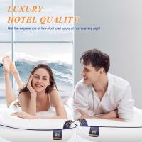 China Custom Logo Accepted Supportive Hotel Bed Throw Pillows with Memorry Foam Filling for sale