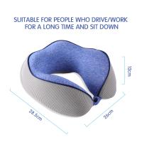 China Travel Essential Memory Foam U Shaped Neck Travel Pillow for Car and Airplane Support for sale