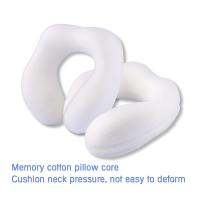 China Travel Essential Memory Foam U Shaped Neck Travel Pillow for Car and Airplane Support for sale