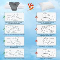China Memory Foam Filling Cervical Pillow for Neck Soft Silk Orthopedic Support Bed Pillows for sale