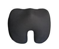 China Gray Memory Foam Coccyx Orthopedic Comfort Seat Cushion with 100% Polyester Cover for sale