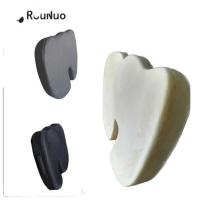 China Gray Memory Foam Coccyx Orthopedic Comfort Seat Cushion with 100% Polyester Cover for sale