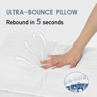 China Customized Color King Size Pillows 0.5-1 Kg Down Alternative Pillows for Side Sleepers for sale