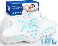 China Customized Color King Size Cooling Pillowcase Memory Foam Pillow for Neck Head Shoulder Pain Relief for sale