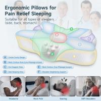 China Customized Color King Size Cooling Pillowcase Memory Foam Pillow for Neck Head Shoulder Pain Relief for sale