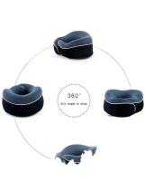 China 28x28x14cm Memory Foam Filling U Shape Car Neck Support Travel Pillow for Long Trips for sale