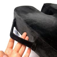 China Breathable U-shape Memory Foam Coccyx Orthopedic Seat Cushion Core for Pure Color for sale