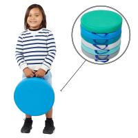 China Waterproof Round Floor Cushions with Handles High Density Polyurethane Construction for sale