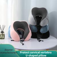 China U-Shape Memory Foam Neck Pillow for Work Travel and Driving Say Goodbye to Stiff Neck for sale