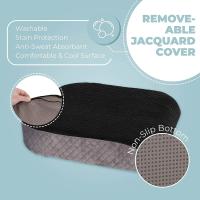 China Removable and Washable Memory Foam Chair Cushion Non-slip Office Seat Pads for Adults for sale