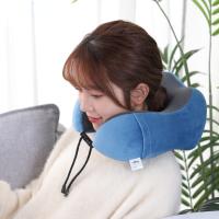China U-Shape Memory Foam Neck Pillow for Work Travel and Driving Say Goodbye to Stiff Neck for sale