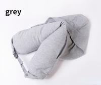 China 74*17cm U-Shaped Removable Massage Pillow Neck Relaxation with Washable Hood and More for sale