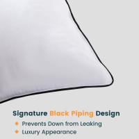 China Soft Square 100% Polyester Set of 2 Luxury Hungarian Goose Down Pillows for Sleeping for sale