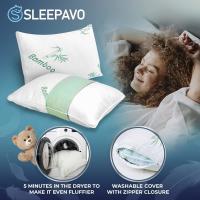 China Queen Size Set of 2 Cooling Bed Pillows Firm Support for Back Stomach and Side Sleepers for sale