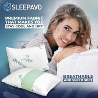 China Queen Size Set of 2 Cooling Bed Pillows Firm Support for Back Stomach and Side Sleepers for sale