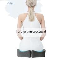 China Cotton Jourm Memory Foam Ergonomic Orthopedic Office Chair Cushion for Pain Relief for sale