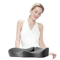 China Cotton Jourm Memory Foam Ergonomic Orthopedic Office Chair Cushion for Pain Relief for sale