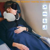 China Breathable Neck Pillow for U Shaped Memory Foam Travel Massage on Cervical Healthcare for sale