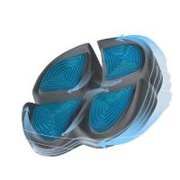 China Memory Foam Gel Seat Cushion for Ergonomic Office Chair Breathable Orthopedic Design for sale