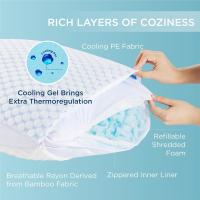 China Rayon Derived from Bamboo Cooling Pillow with Adjustable Loft and Anti-Static Comfort for sale