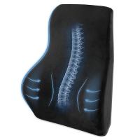 China High Density Memory Foam Waist Rest Back Cushion Lumbar Support with Rectangle Shape for sale