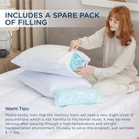 China Rayon Derived from Bamboo Cooling Pillow with Adjustable Loft and Anti-Static Comfort for sale