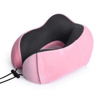 China Comfortable and Breathable Memory Foam Neck Pillow for Travel Machine Washable Suit for sale