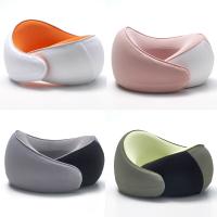 China Customized Colors U Shape Neck Pillow with 400TC Thread Count and Orthopedic Foam Support for sale